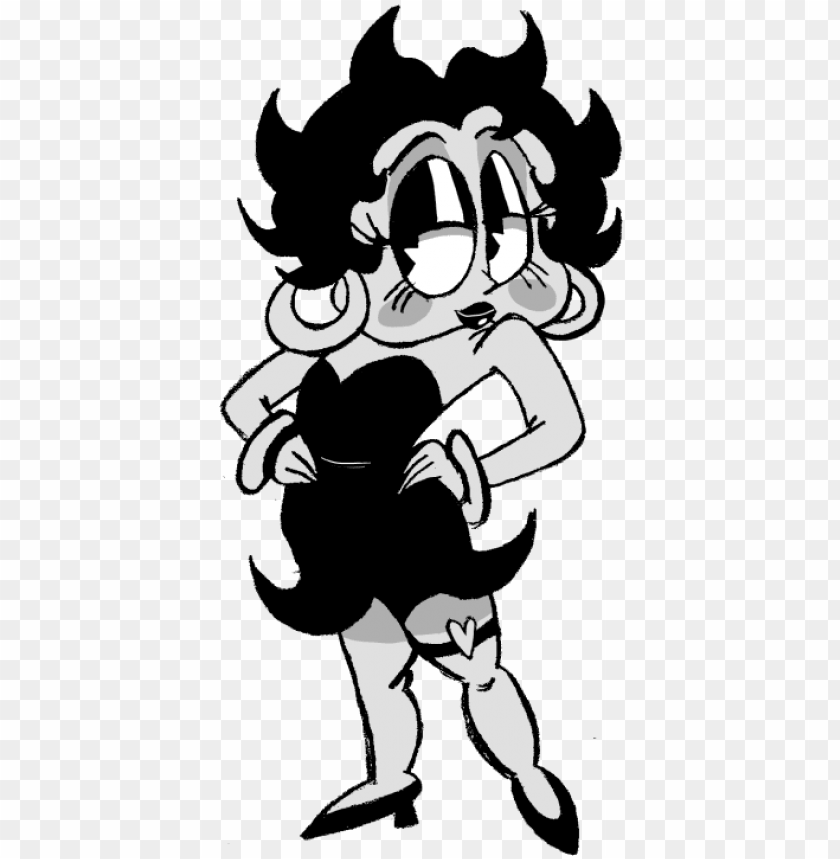 Free download | HD PNG betty boop cartoon drawing a white vertebrate mammal PNG transparent with ...