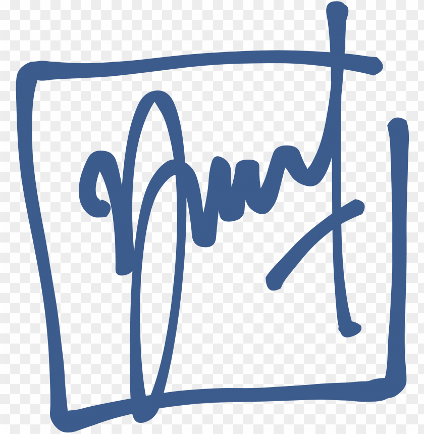 Free download | HD PNG signature is blue PNG transparent with Clear ...