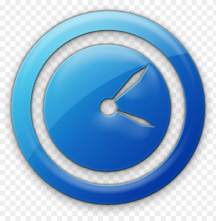 Free download | HD PNG 078468 blue jelly icon business clock2 blue ...