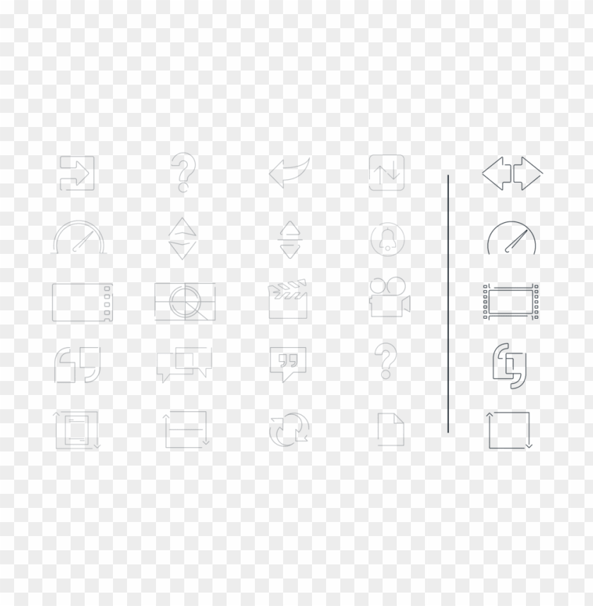 Free download | HD PNG 08 icons 01 line art PNG transparent with Clear ...