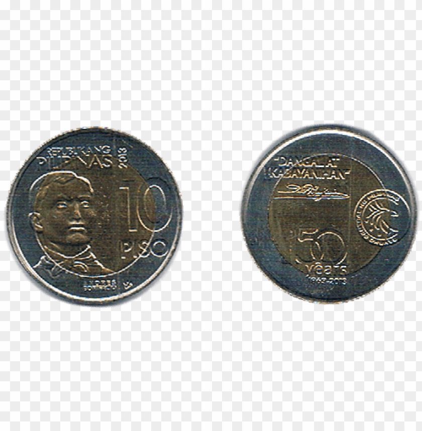 Free download | HD PNG 10 pesos new coin philippine money coins new PNG ...