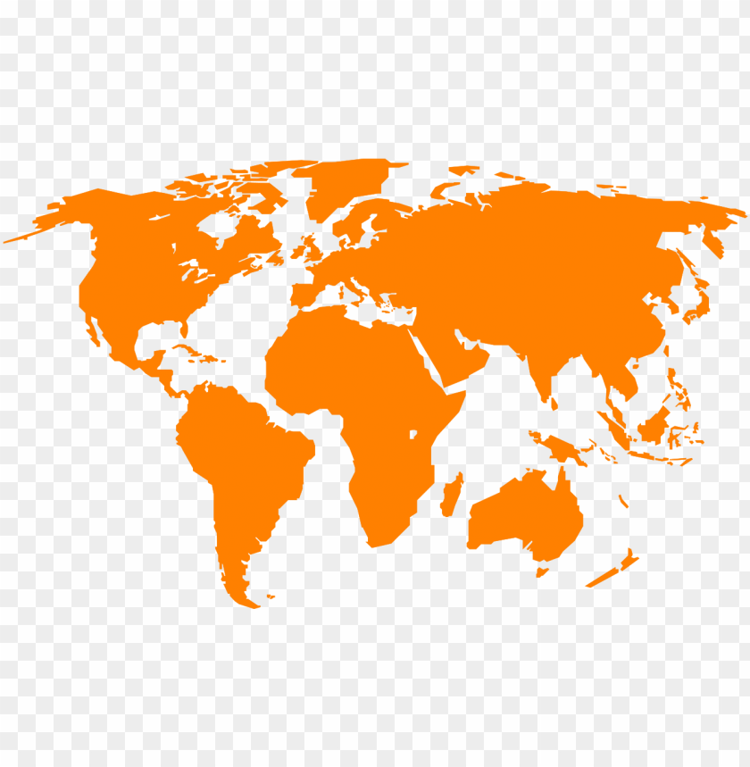 Free download | HD PNG 100 world map vector orange web apostolic ...
