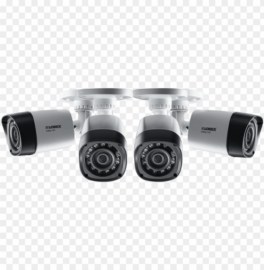 Free download | HD PNG set of four security cameras for home monitoring ...