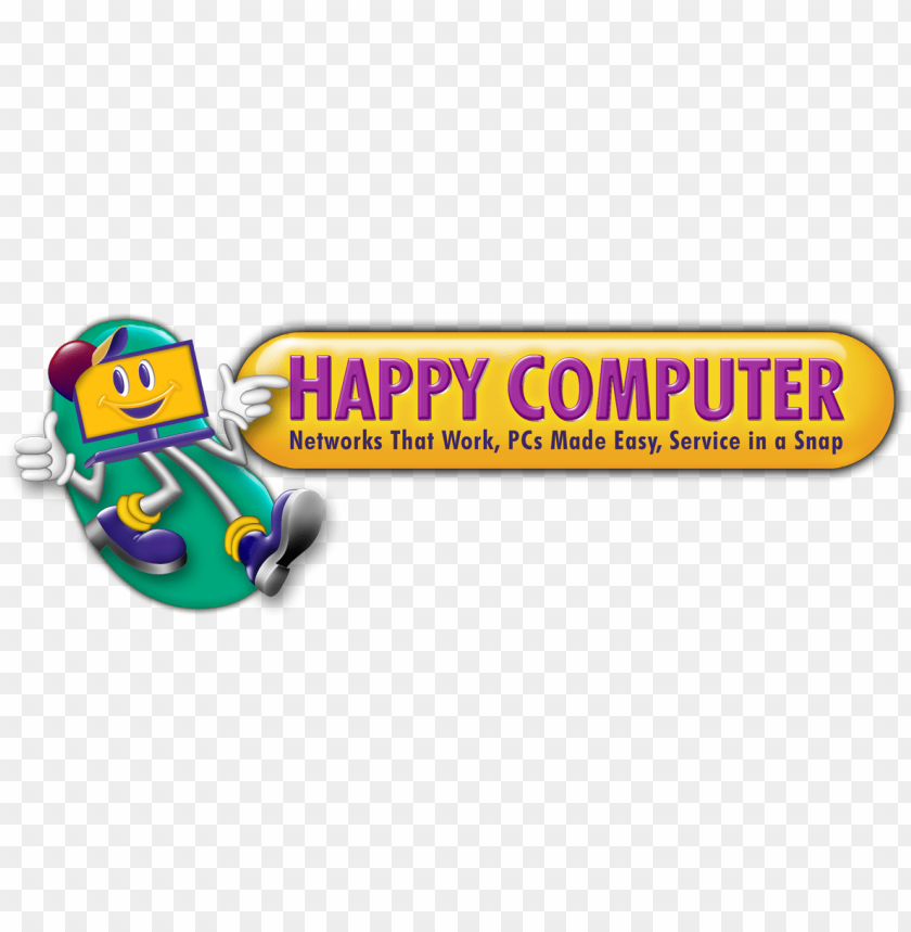 Free download | HD PNG 1200 x 402 1 happy computer logo PNG transparent ...