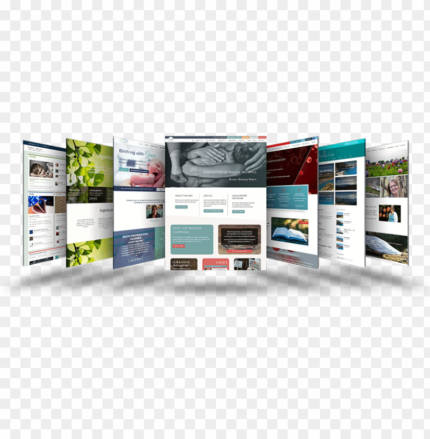 Free download | HD PNG 1st 4 media website design examples floating ...