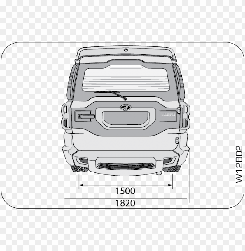 Free download | HD PNG 2 rear view scorpio dimensions in feet PNG ...