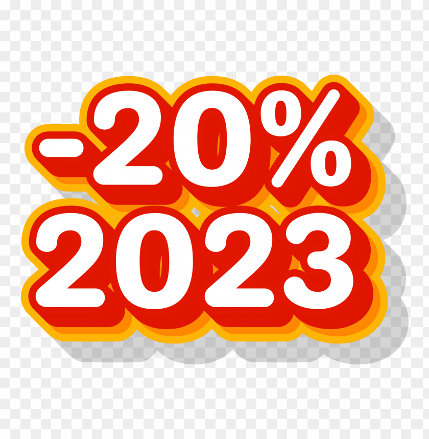 Free download | HD PNG 20 percent discount red text hd 2023 png ...