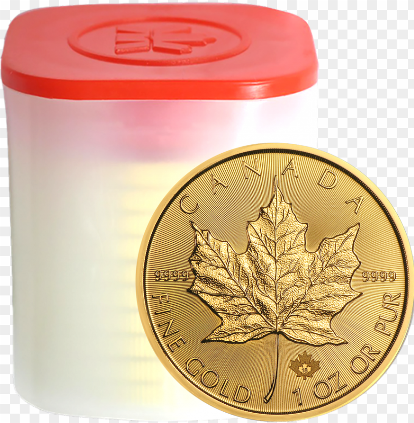 Free download | HD PNG 2018 canadian maple 1oz gold coins in tube gold ...