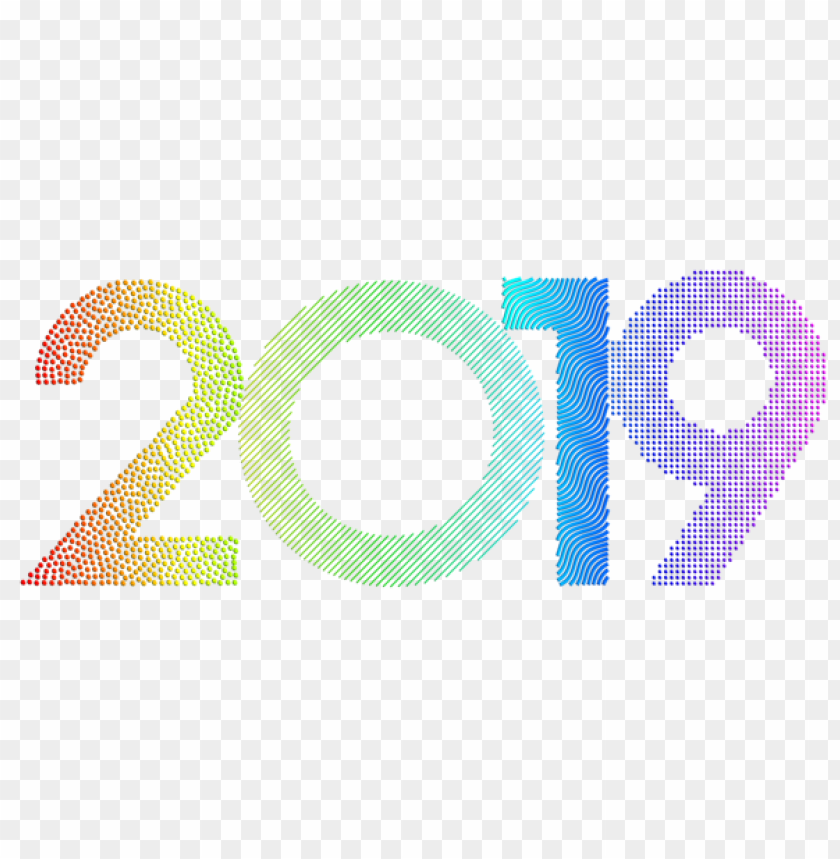 Free download | HD PNG 2019 colorful decorative PNG Images 41744 | TOPpng