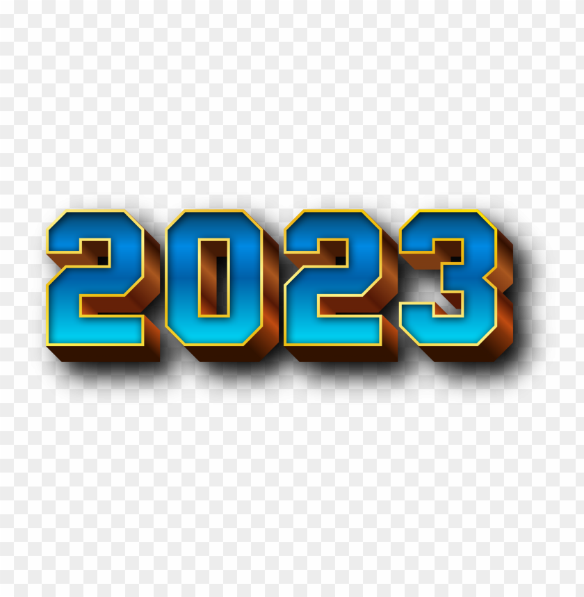 Free download | HD PNG 2023 3d text style effect png - Image ID 484410 ...