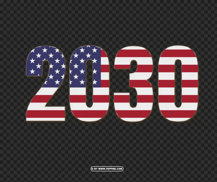 Free download | HD PNG 2030 usa flag font in transparent png format - Image ID 489123 | TOPpng