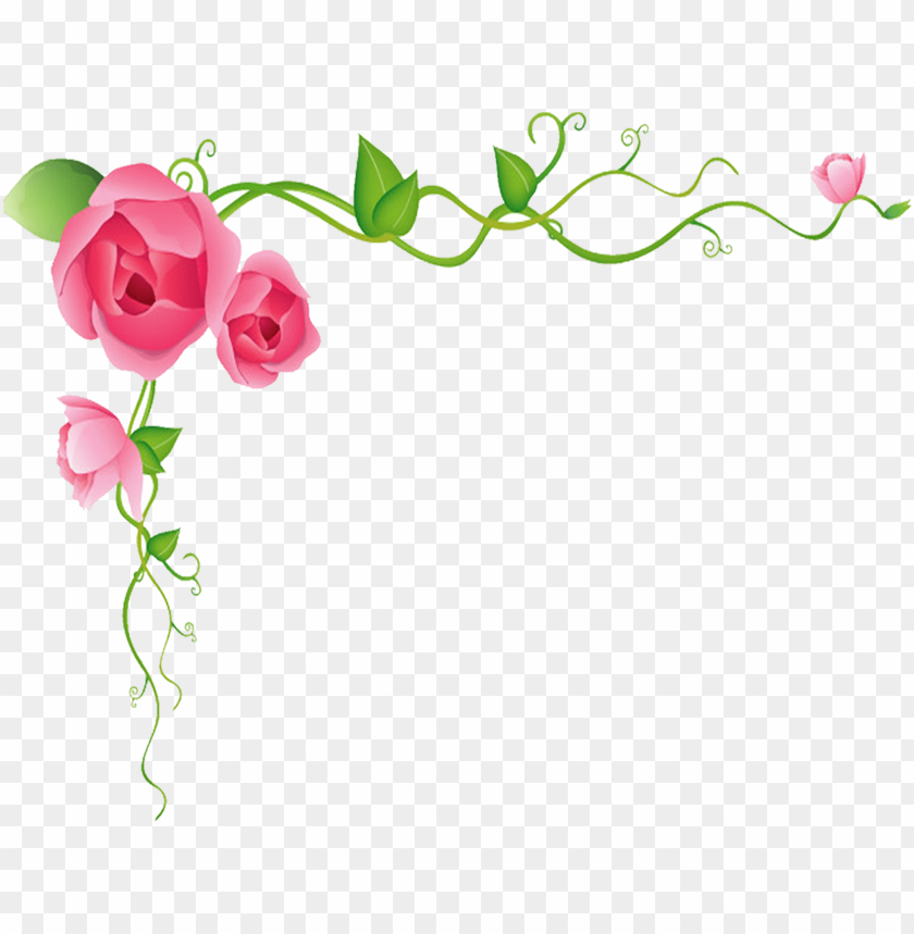 Free download | HD PNG 2480 x 3508 11 0 flower corner decor PNG ...