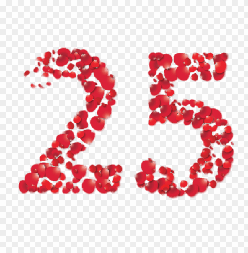 Free download | HD PNG 25th anniversary rose petals PNG transparent ...