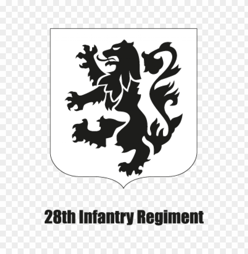 Free download | HD PNG 28th infantry regiment vector logo free - 462744 ...