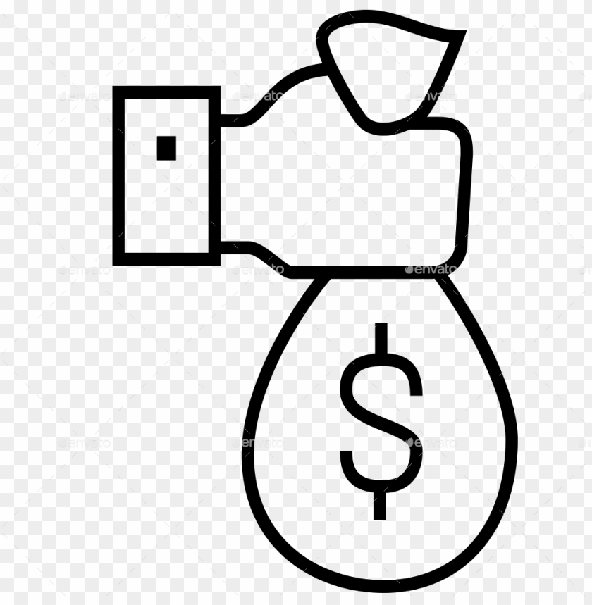 Free download | HD PNG 30 finance line icons line art png - Free PNG ...