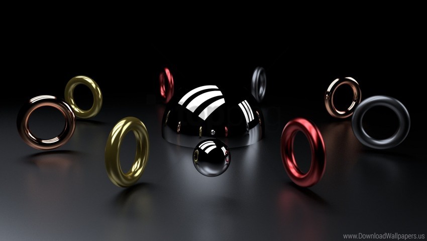Free download | HD PNG 3d ball ring shape wallpaper background best ...