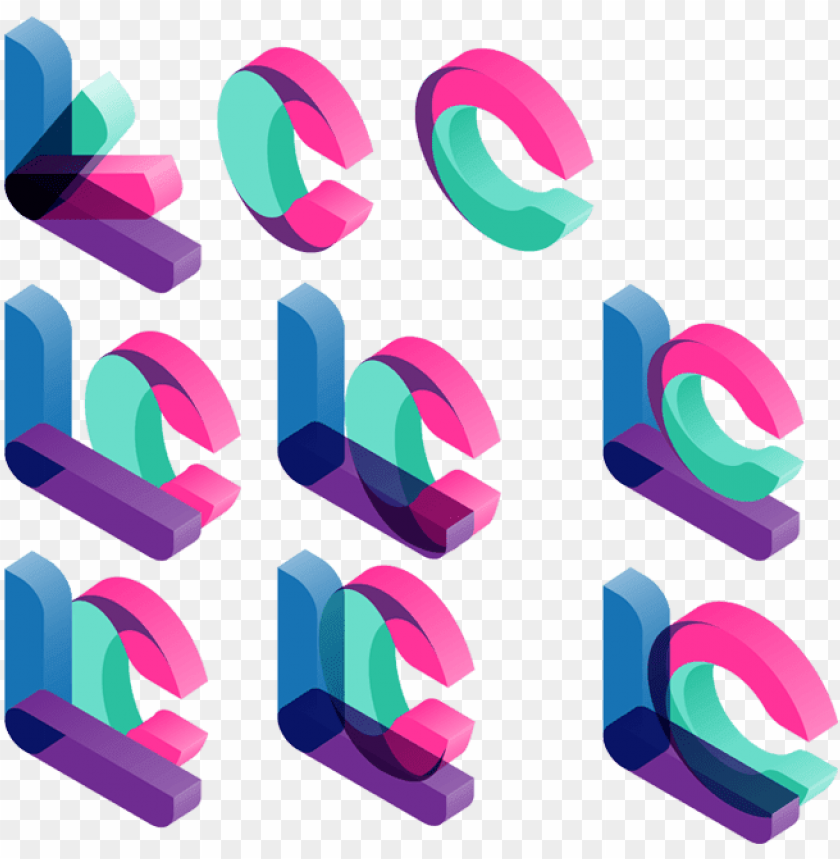 Free download | HD PNG 3d colorful looped shapes logo png PNG ...