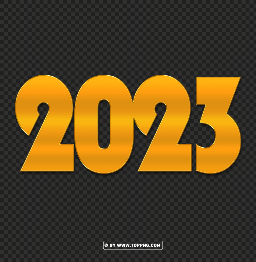 Free download | HD PNG 3d gold 2023 png free download - Image ID 488234 ...