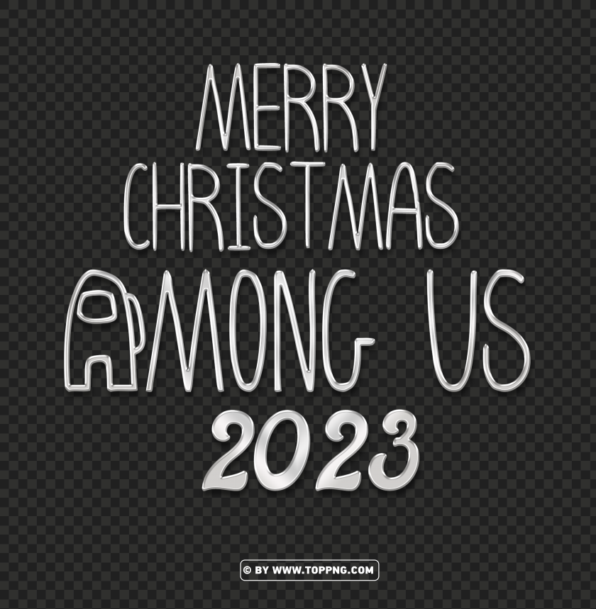 Free download | HD PNG 3d silver among us merry christmas 2023 png ...