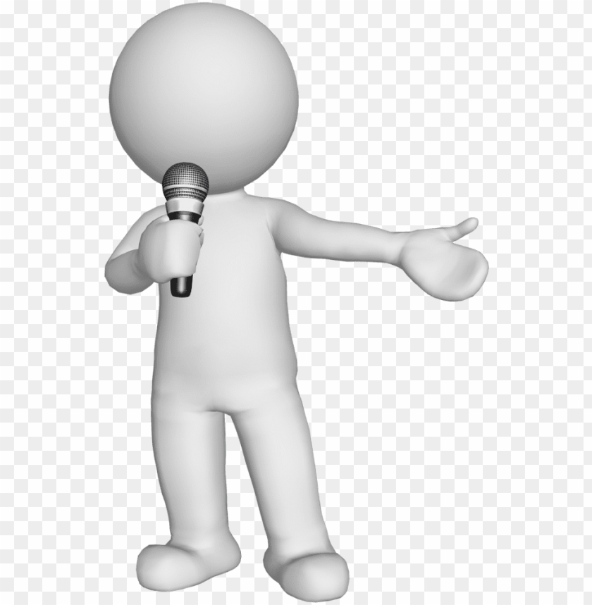 Free download | HD PNG 3d white man png man with mic PNG transparent ...