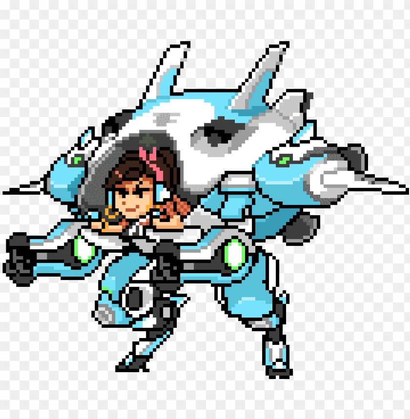 Free download | HD PNG 4 overwatch dva pixel spray PNG transparent with ...