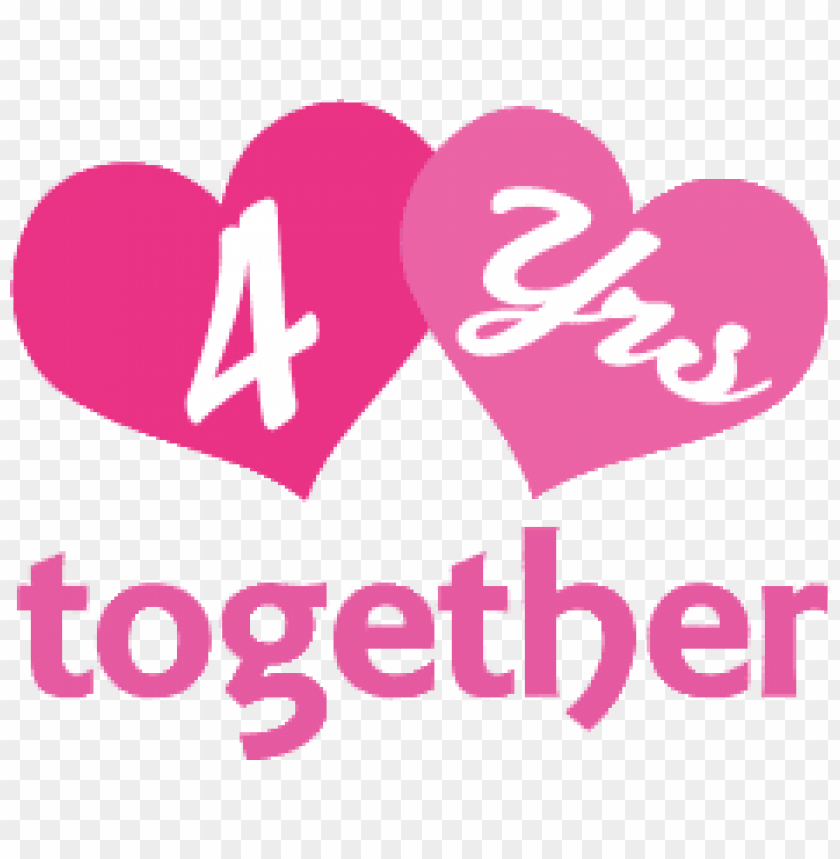 Free download | HD PNG 4 years together PNG transparent with Clear ...
