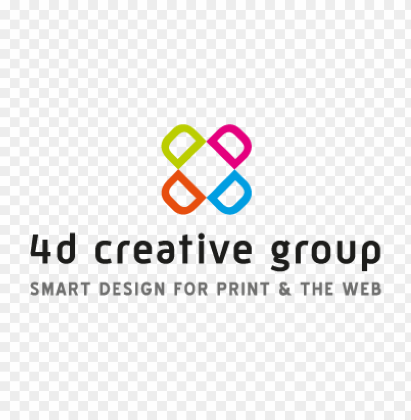 Free download | HD PNG 4d creative group vector logo download free | TOPpng