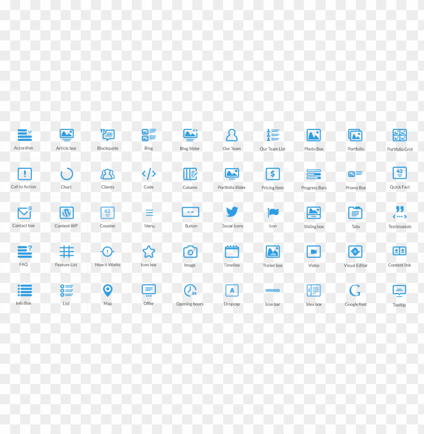 Free download | HD PNG 55 shortcodes betheme html changing icons PNG transparent with Clear ...