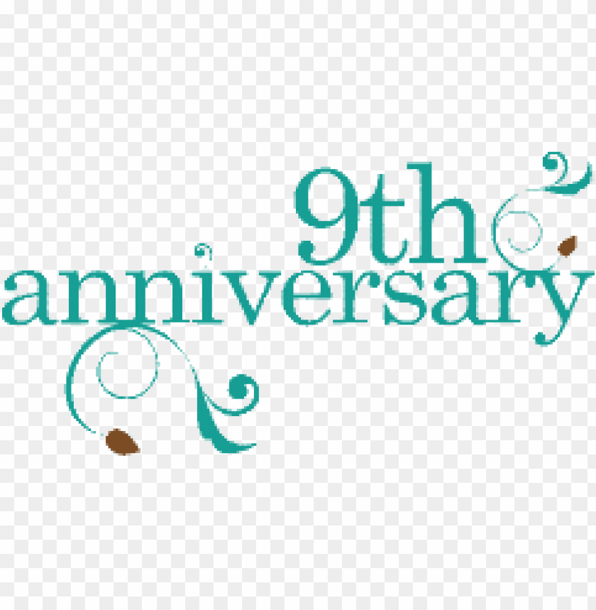 Free download | HD PNG 9th anniversary PNG transparent with Clear ...