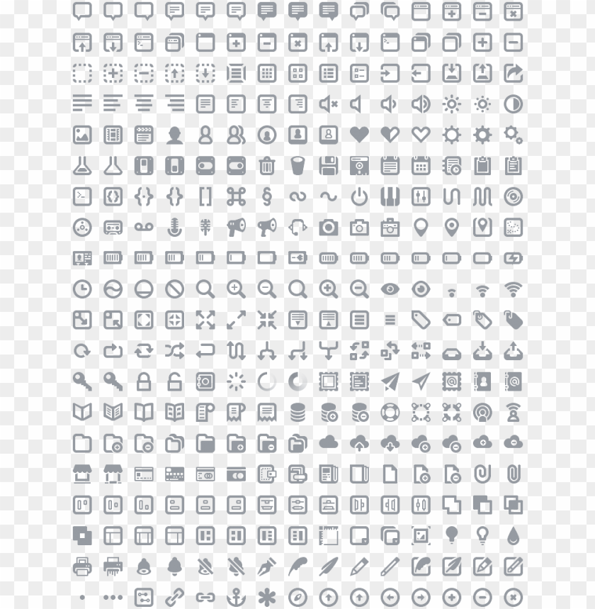 Free download | HD PNG a free set of 300 icons designed for websites ...