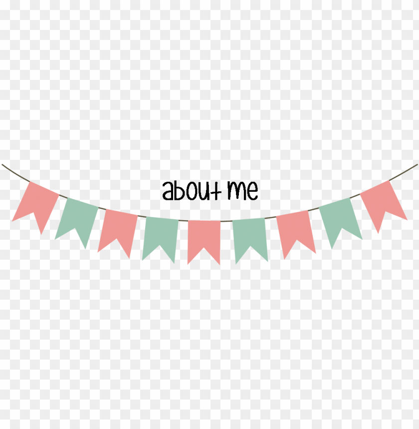 Free download | HD PNG about me banner party flags PNG transparent with ...