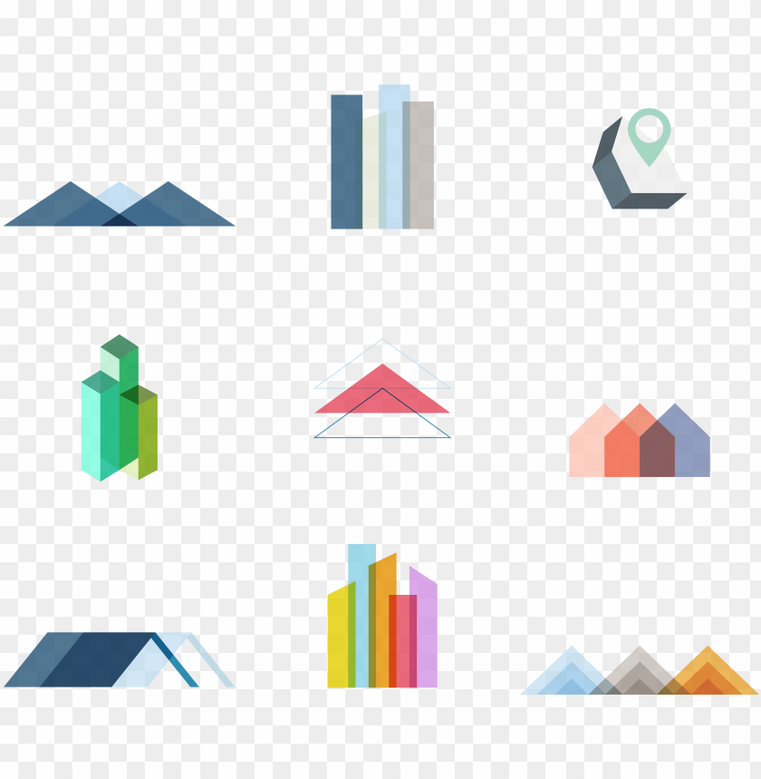 Free download | HD PNG abstract architecture logo symbols logos for ...