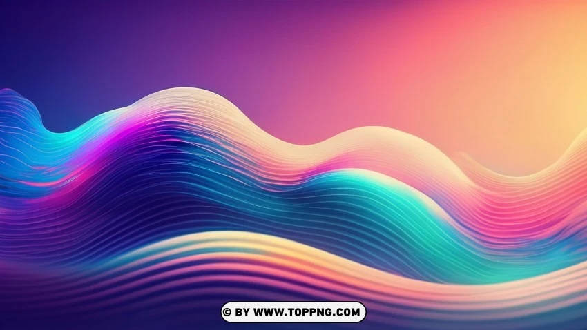 Free download | HD PNG abstract art with moving waves and vibrant ...