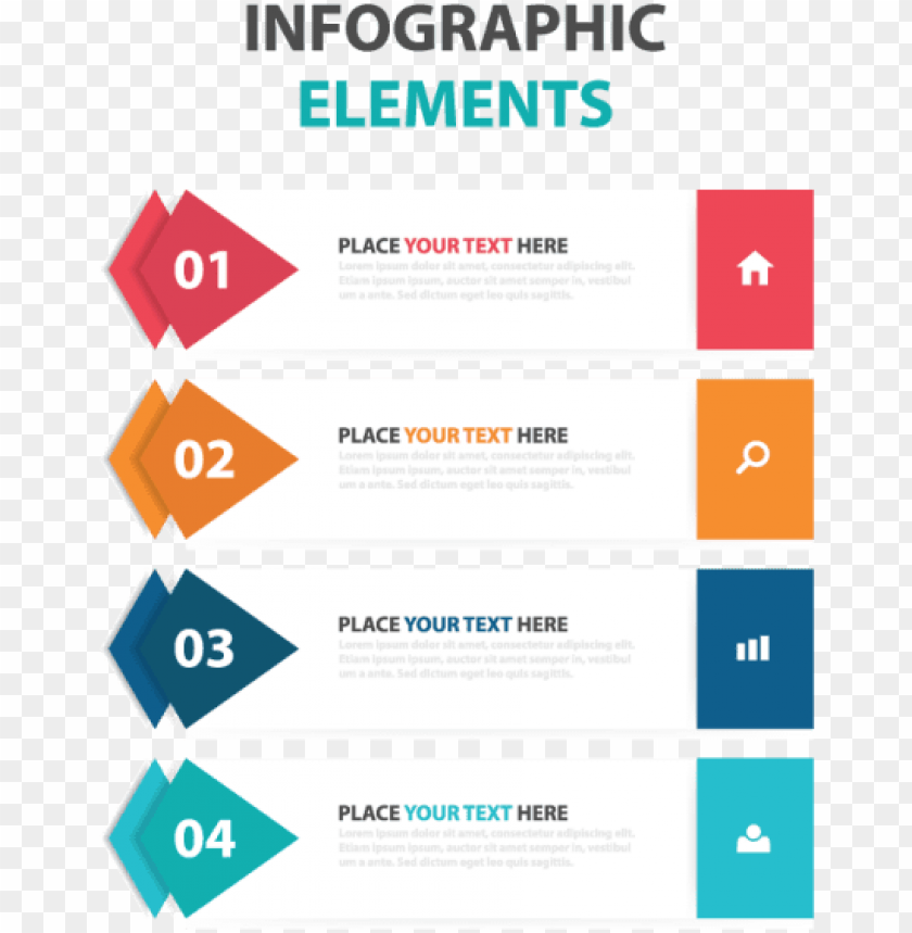 Free download | HD PNG abstract colorful triangle business infographics ...