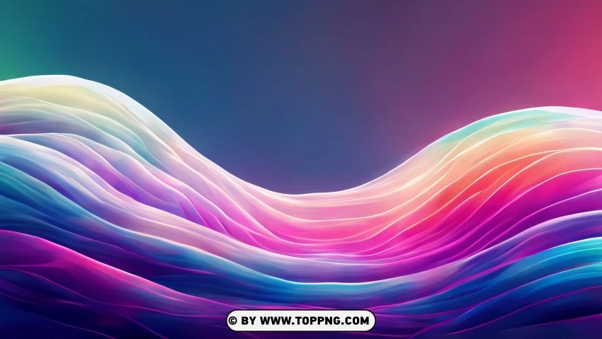 Free download | HD PNG abstract colorful wave lines in vibrant motion ...
