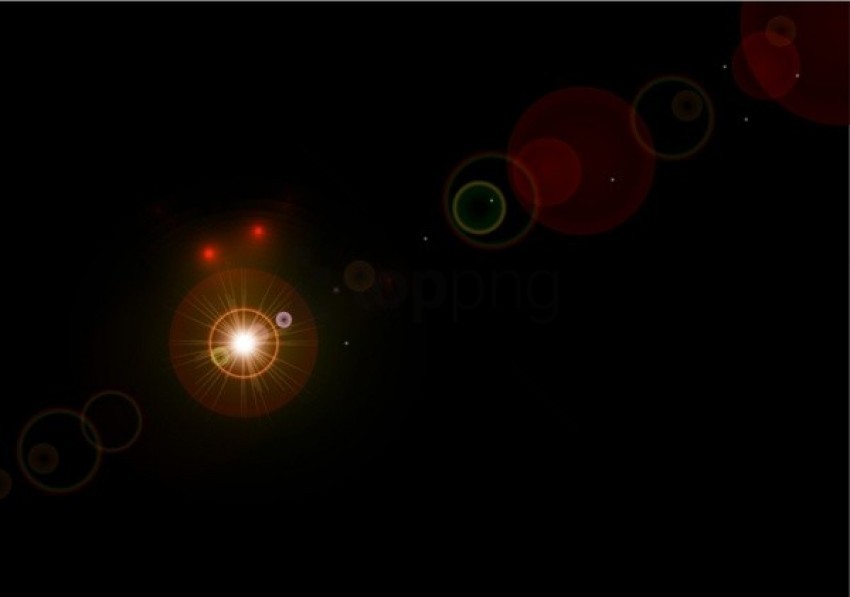 Free download | HD PNG abstract orange lens flare background best stock ...