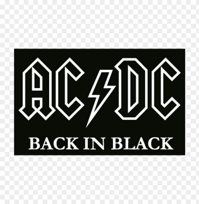 Free download | HD PNG ac dc black vector logo download free | TOPpng