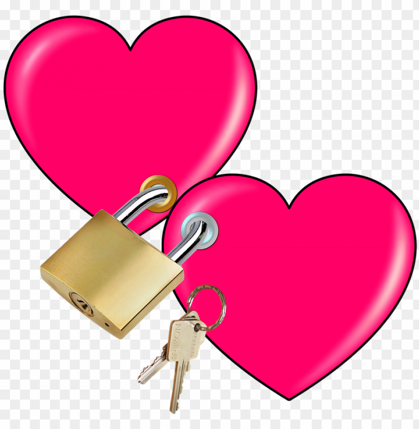 Free download | HD PNG adlock clipart heart key love PNG transparent ...