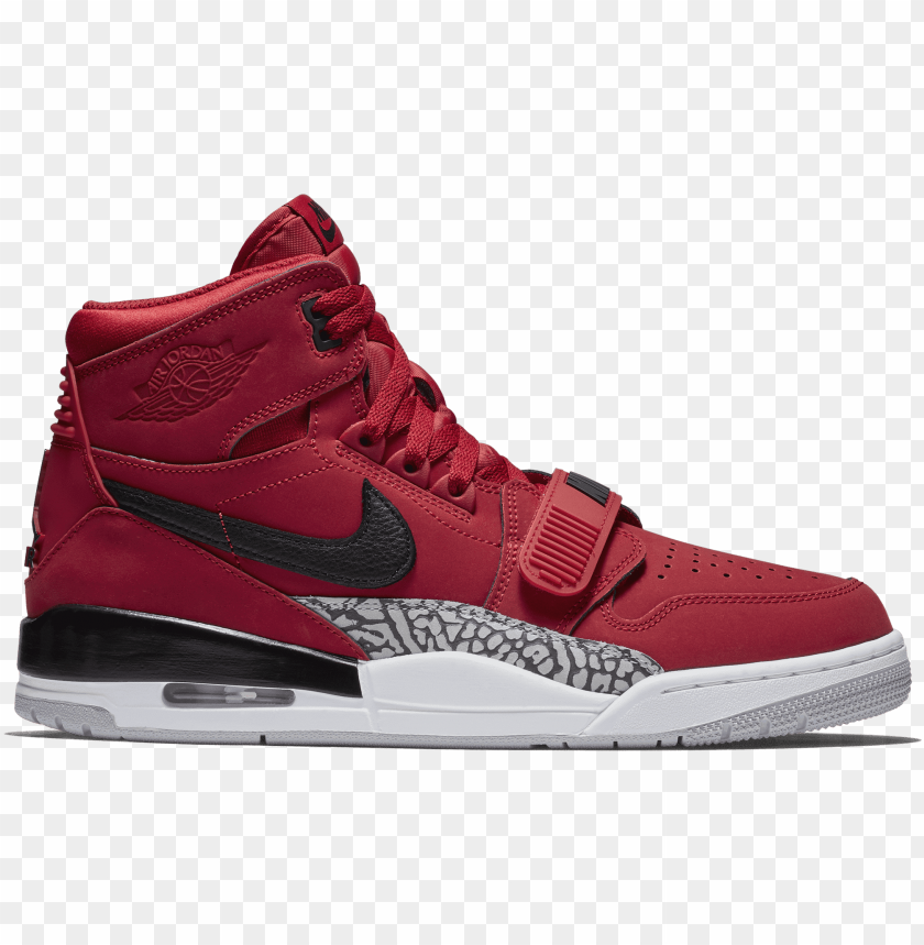 Free download | HD PNG air jordan legacy red jordans with stra PNG ...
