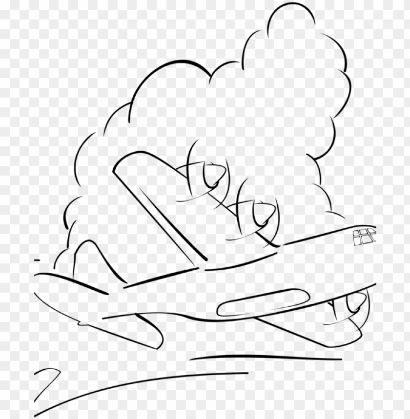 Free download | HD PNG airplane smoke trail sketch PNG transparent with ...