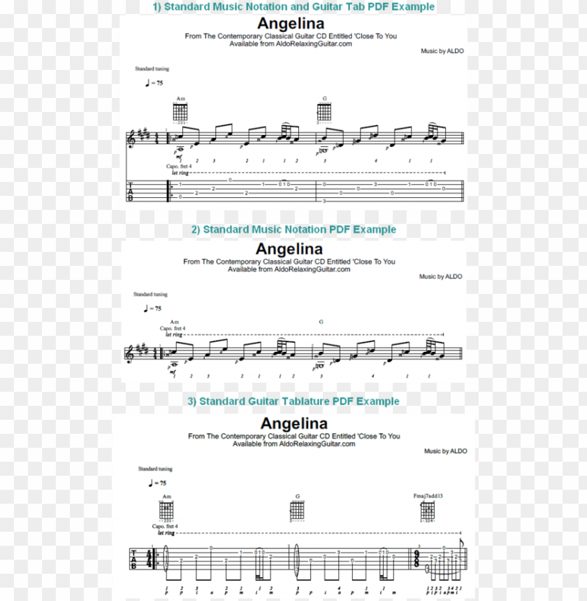 Free download | HD PNG aldo relaxing guitar angelina three version ...