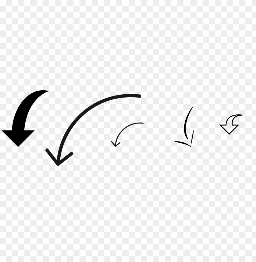 Free download | HD PNG curved arrow set png transparent PNG transparent ...