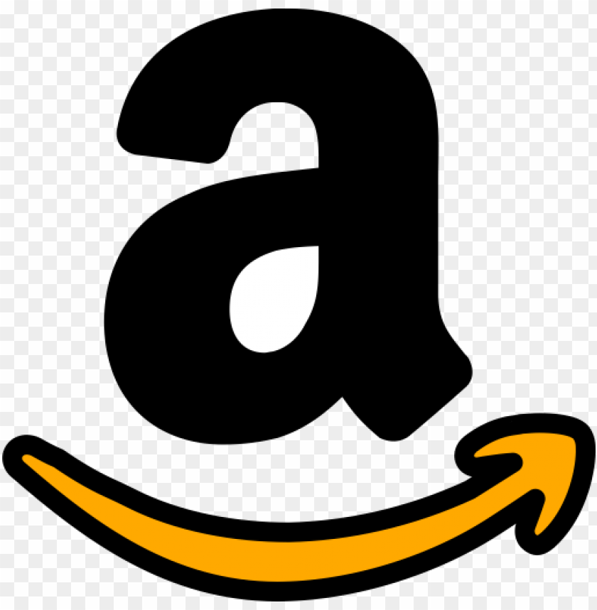 Free download | HD PNG amazon a logo with yellow border | TOPpng