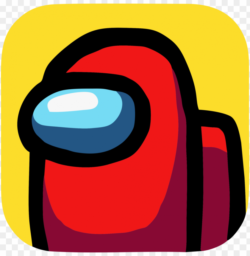 Free download | HD PNG among us pictures red in yellow square ...