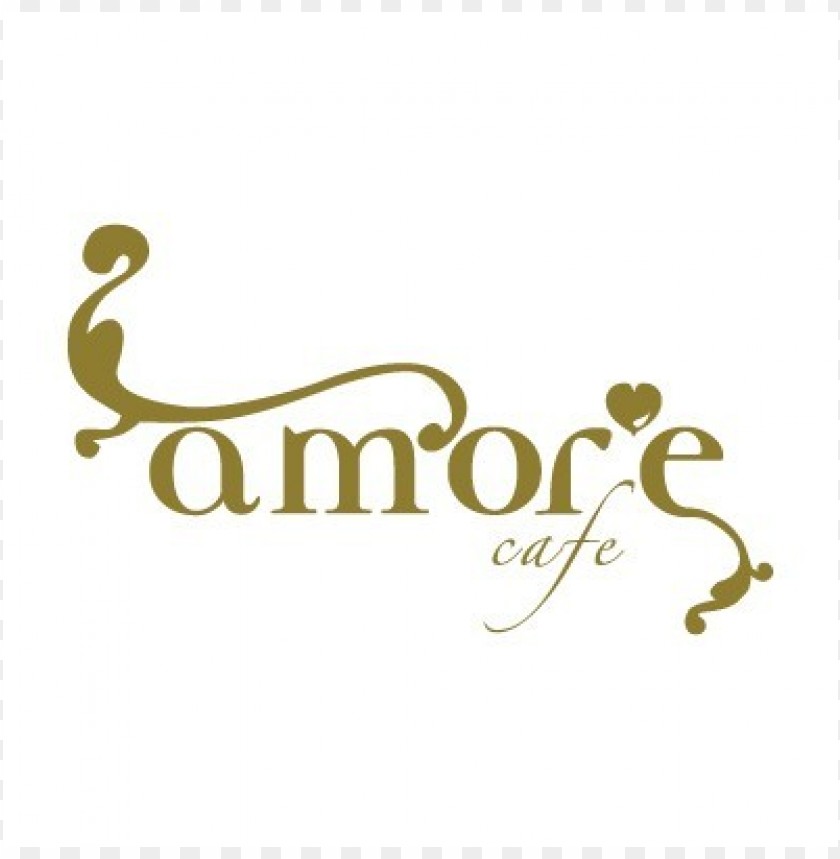 Free download | HD PNG amore cafe logo vector | TOPpng