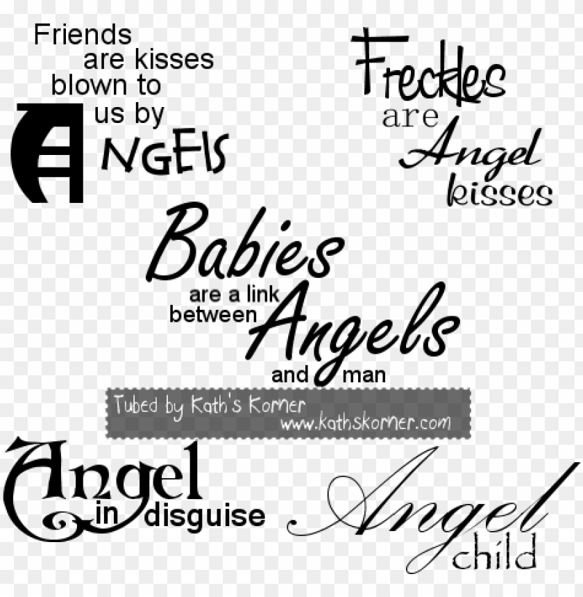 Free download | HD PNG angel transparent word art word art angels PNG ...