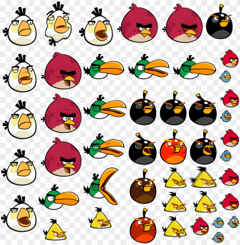 Free download | HD PNG angry birds bird sprites PNG transparent with ...