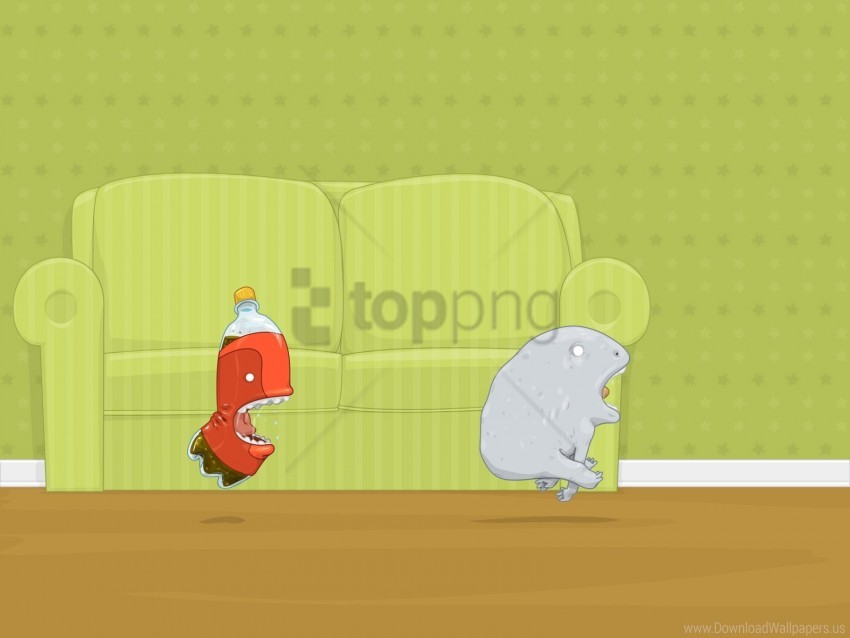 Free download | HD PNG animal chase drink fear sofa wallpaper ...