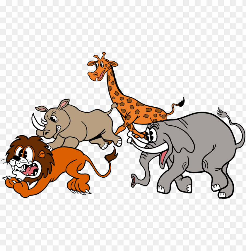 Free download | HD PNG animals escaping from the zoo PNG transparent ...