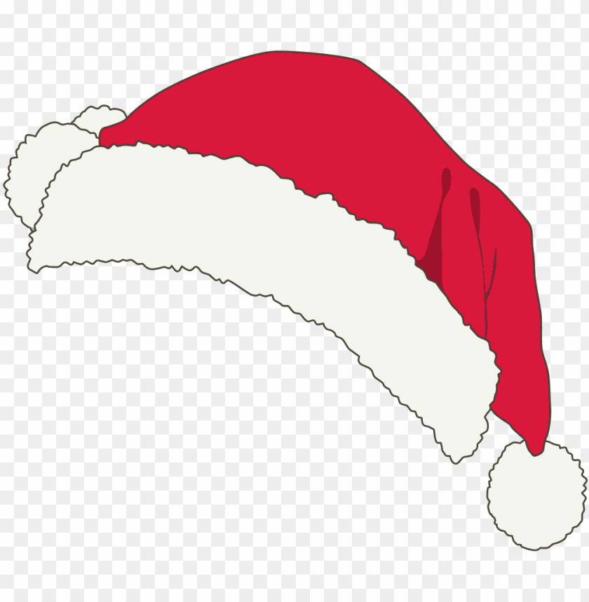 Free download | HD PNG festive santa hat in anime style with detailed ...